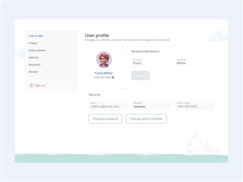 User Profile Ui By Faraz Akhtar Product And Ui Ux Designer On Dribbble