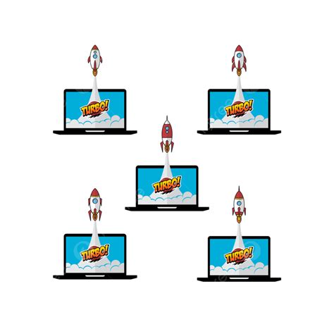 Rocket Booster Vector Design Images Laptop Notebook Rocket Booster