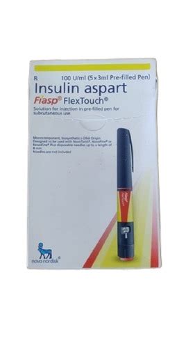 Fiasp Flex Touch Insulin Pen 100 Iuml 3 Ml Dosage Form Injection At