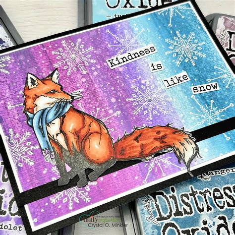 Ink Swipe Technique With Oxides December Challenge Unity Blog
