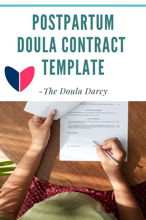 Postpartum Doula Contract Template — The Doula Darcy