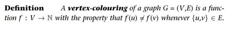 Solved Definition A Vertex Colouring Of A Graph Gve Is A