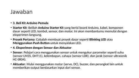 Belajar Arduino Dari Nol Sebuah Saran Dari Gptpptx