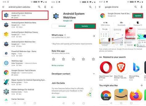 How To Fix Apps Crashing Due To WebView Bug On Android Pureinfotech