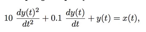 Bodeplot Of A Differential Equation Using A Fourier Transform In Matlab