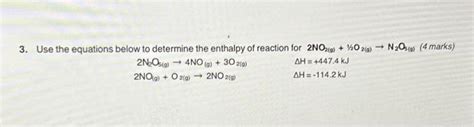 Solved Use The Equations Below To Determine The Enthalpy Chegg