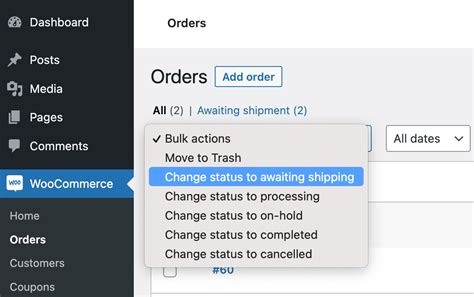 Woocommerce Add Custom Order Status