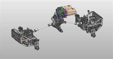 4驱车动力传动系统 Step 模型图纸下载 懒石网