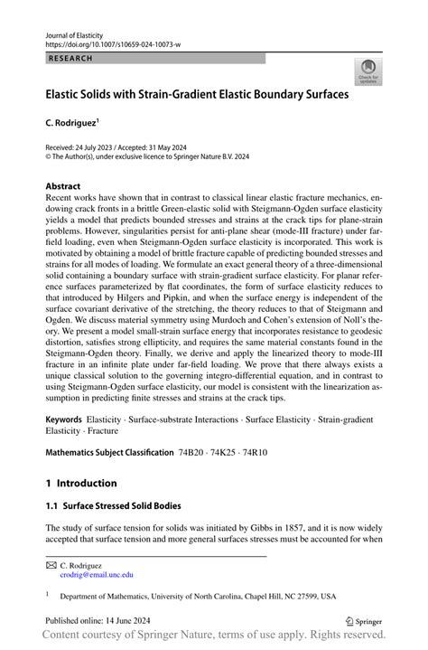 Elastic Solids With Strain Gradient Elastic Boundary Surfaces