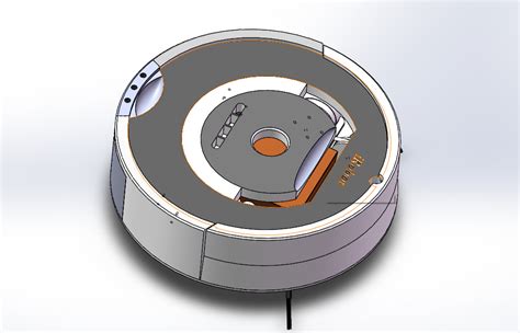 N467 家庭扫地机器人结构设计【含sw三维图】 机械机电 龙图网