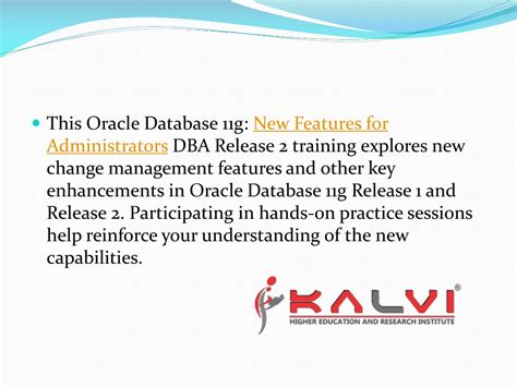 Ppt Oracle 11g New Features For Administrators Powerpoint Presentation Id8372100