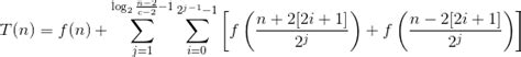 Time Complexity For A Divide And Conquer Algorithm That Creates Two Uneven Subproblems Stack