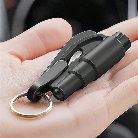 1pc Multi Functional 2 In 1 Car Escape Tool Mini Spring Automatic