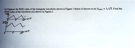 [get answer] b suppose the rms value of the triangular waveform shown