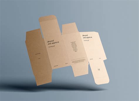 Unfolded Rectangle Box Mockup By Graphic Pear On Dribbble