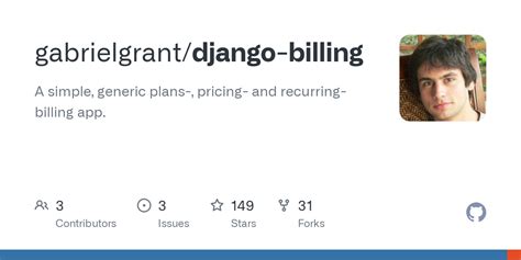 Github Gabrielgrantdjango Billing A Simple Generic Plans Pricing