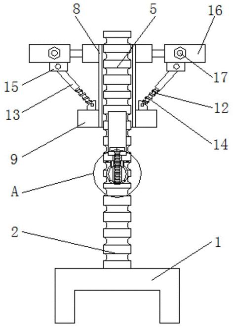 一种建筑用顶托的制作方法