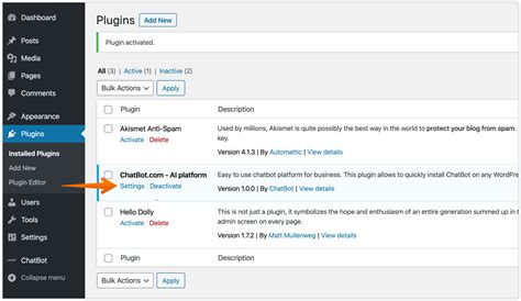 Integrate Chatbot With Wordpress
