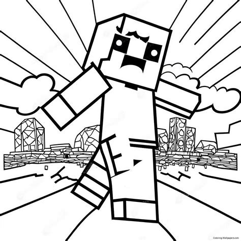 Minecraft Math Workpages Coloring Page 47513 37566