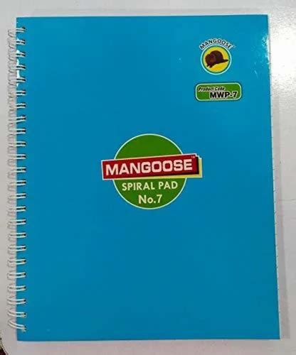 Mangoose Blue Spiral Pad At ₹ 85piece Spiral Pads In Ichalakaranji