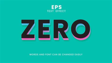 Premium Vector A Black And Pink Poster That Says Zero Effect Style