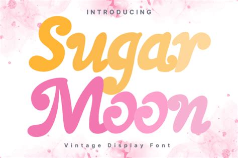 Sugar Moon Font Fonts Free Downloads