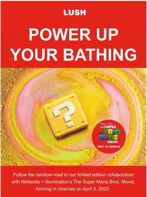 Lush Jp Lush X The Super Mario Bros Movie Milled