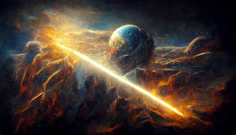 Premium Photo Celestial Being Shaped Entity In Space Galaxy Concept