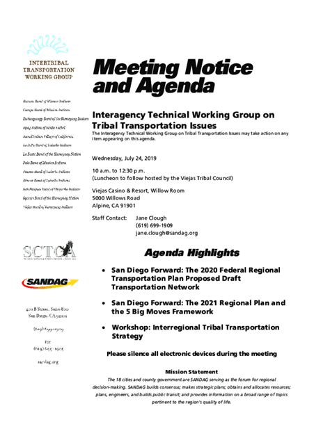 Fillable Online Interagency Technical Working Group On Tribal Fax