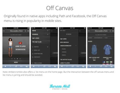Navigation Patterns For Mobile Optimized Retail Sites Ppt