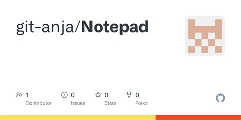 GitHub Git Anja Notepad
