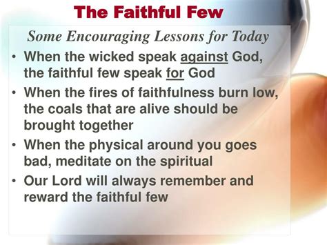 Ppt The Faithful Few Powerpoint Presentation Free Download Id6674146
