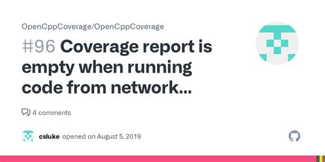 Coverage Report Is Empty When Running Code From Network Drive · Issue