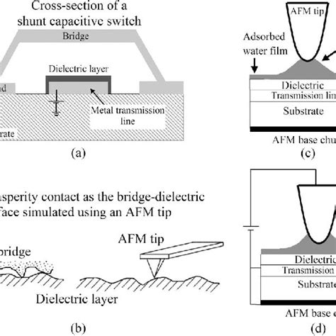 A Vertical Cross Section Of An Electrostatic Capacitive Mems Switch Download Scientific