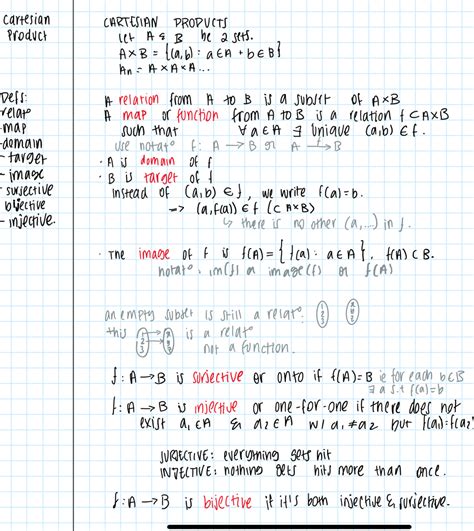 Sets Cartesian Production Relations Functions Domains Math 235