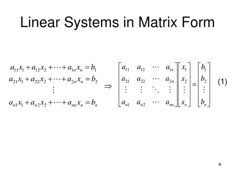 Ppt Solution Of Linear Systems Of Equations Consistency Rank
