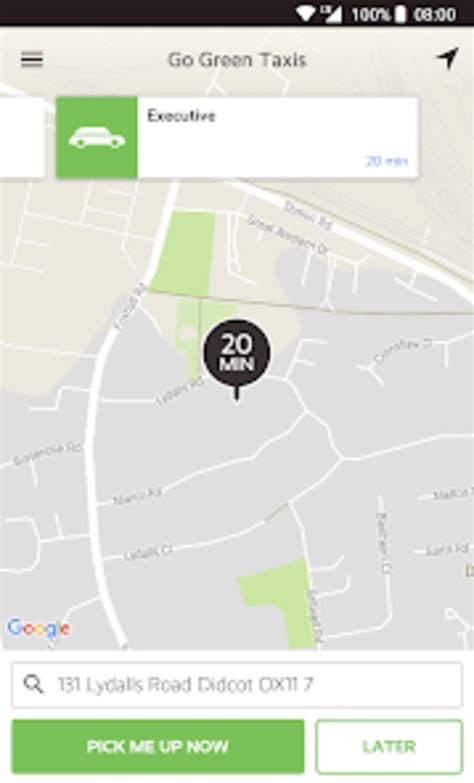 Go Green Taxis For Android
