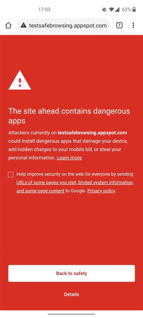 Surf The Web More Securely On Chrome For Android By Activating Enhanced Safe Browsing