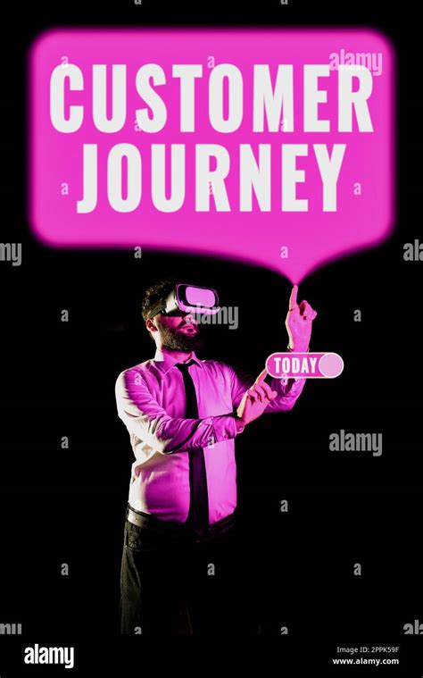 Text Caption Presenting Customer Journey Word Written On Complete Service And Transaction