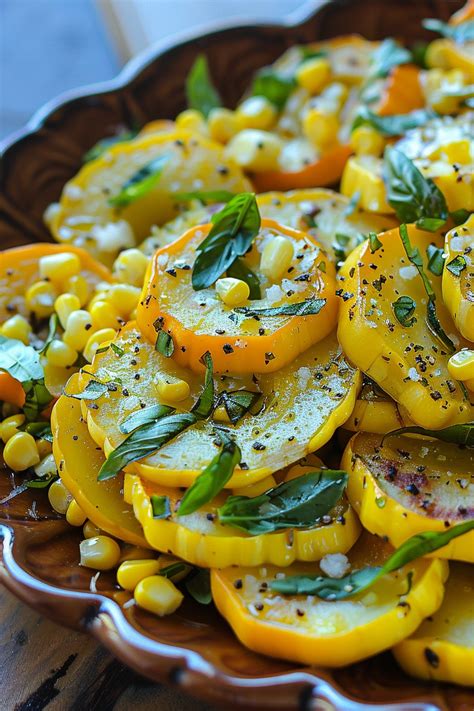 Squash And Corn Recipe A Summer Delight Sixty Second Recipe
