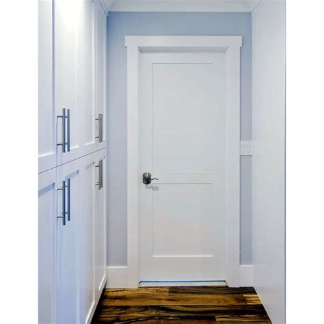 Shaker 2 Panel Primed Solid Core Mdf Interior Door Krosswood Doors