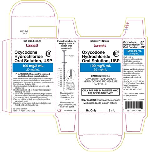Oxycodone Solution Concentrate Fda Prescribing Information Side Effects And Uses