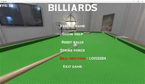 Github Wm1511billiards University Project 3d Billiards Game Based On C And Opengl