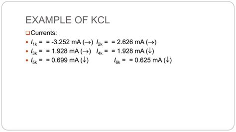 KCL And KVL PPTX Physics Science
