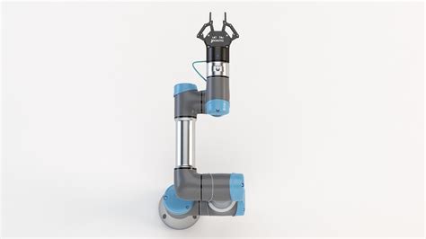 Universal Robots Collaborative Ur3 With Robotiq Two Finger 3d Model By 3dxin