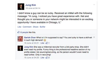 Sample Linkedin Message To Hiring Manager