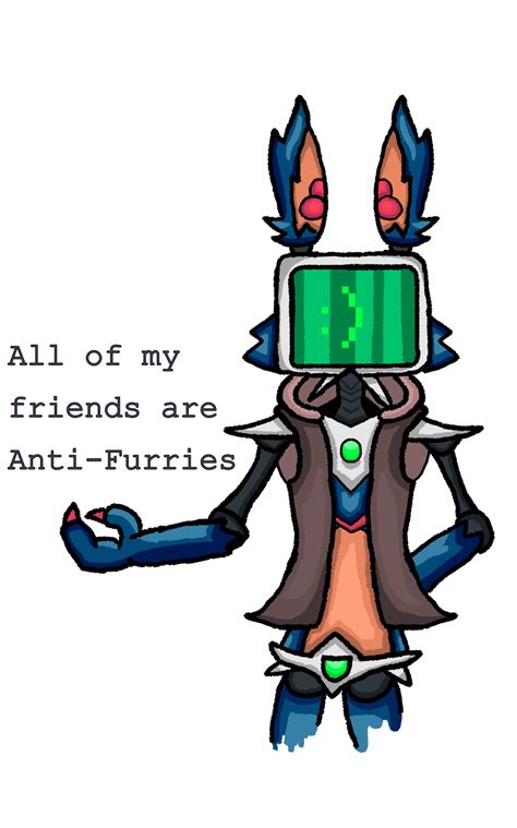 I Love Protogens That Is Not Cute Art By Me Rprotogen