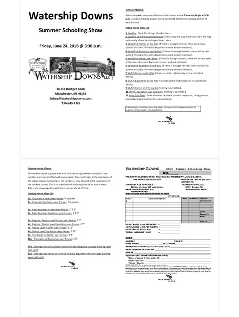 Fillable Online Class Schedule Fax Email Print Pdffiller