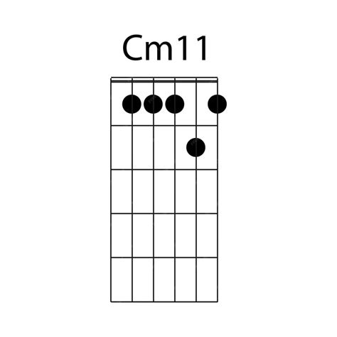 Premium Vector C11 Guitar Chord Icon