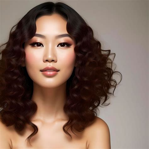 Premium Ai Image Asian Hairstyle Woman Ai Generated